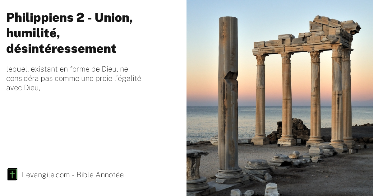 Philippiens 2.6 - Bible annotée
